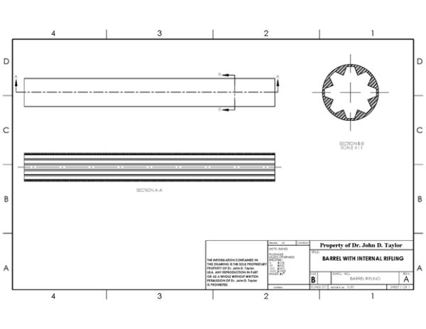 Supercavitating Firearm Tungsten Projectile Design